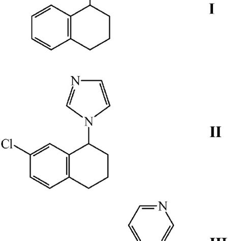 The Chemical Structure Of Compound I 1 4 Pyridyl Methyl Tetralin