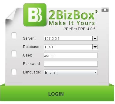 2BizBox 3 1 Initialization