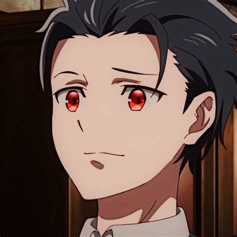 An Anime Character With Red Eyes Staring At The Camera