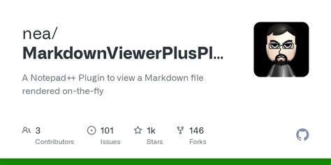 github nea markdownviewerplusplus a notepad plugin to view a markdown file rendered on the fly