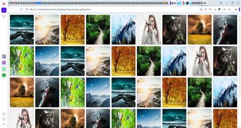 codealpha frontend internship task 1 image gallery output codealpha