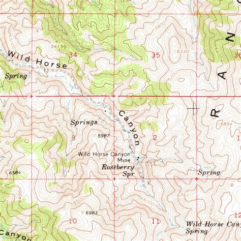 Fox Range Nv 1965 62500 Scale Map By United States Geological Survey Avenza Maps
