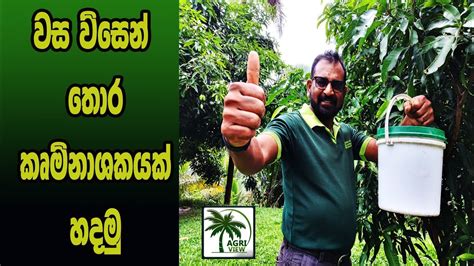 වස විසෙන් තොර කෘමිනාශකයක් හදමු Wasawisen Thora Kruminasakayak