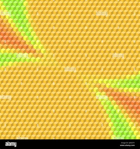 Illustration Of Colorful Isometric 3d Cube With Abstract Multicolor Pattern Background Wallpaper