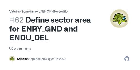 Define Sector Area For Enrygnd And Endudel · Issue 62 · Vatsim