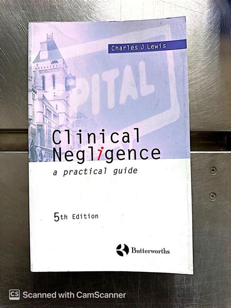 Clinical Negligence A Practice Guide 5th Edition As New Soft Cover