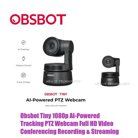 Obsbot Tiny 2 4kandtiny 2 Liteandtiny 1080p Ai Powered Tracking Ptz Webcam