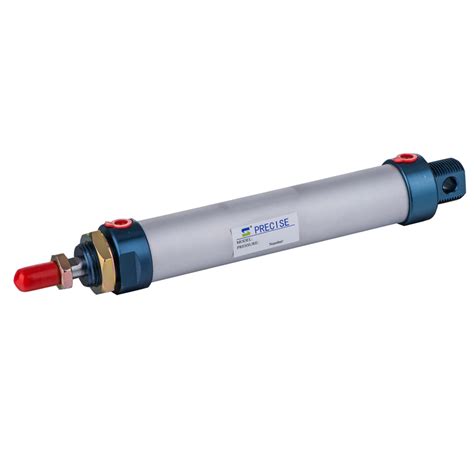 16mm Bore 150mm Stroke M5 Double Acting Round Air Cylinder