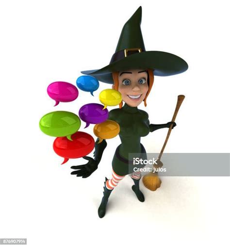 마녀3d 일러스트 10월에 대한 스톡 사진 및 기타 이미지 10월 공포 무서움 기포 Istock