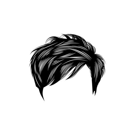 Womans Pixie Hair Detail For Graphic Resource 46113095 Vector Art At Vecteezy