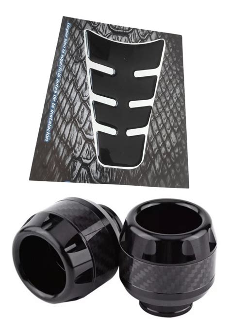 Defensas Slider Eje Moto Aluminio Macizo Protector Tanque Moto