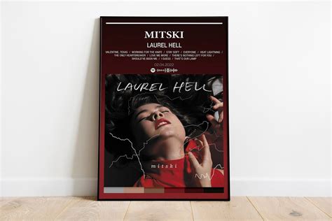 Mitski Laurel Hell Album Poster Color Optional Wall Etsy