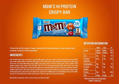 Mars Protein Mandms Crispy Hi Protein Bar Baton Proteic La Cel Mai
