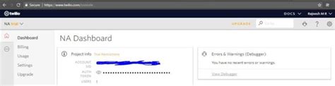 Sending Sms Using Asp Net Core With Twilio Sms Api