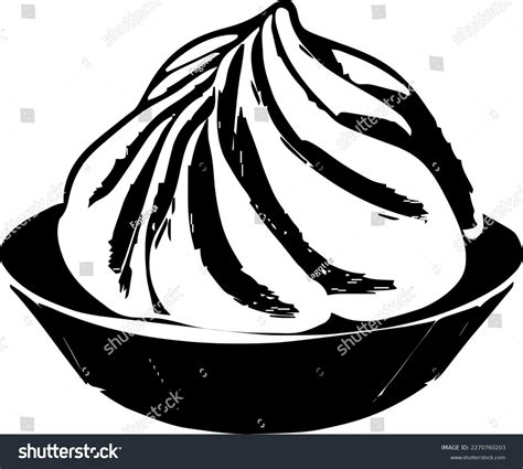 Xiao Long Bao Food Isolated Vintage Stock Vector Royalty Free