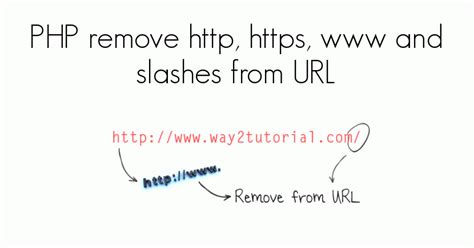 Php Remove And Slashes From Url Speedysense