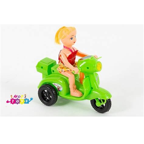 خرید و قیمت دختر موتور سوار قدرتی در رنگ های جذاب از غرفه Hop Toys