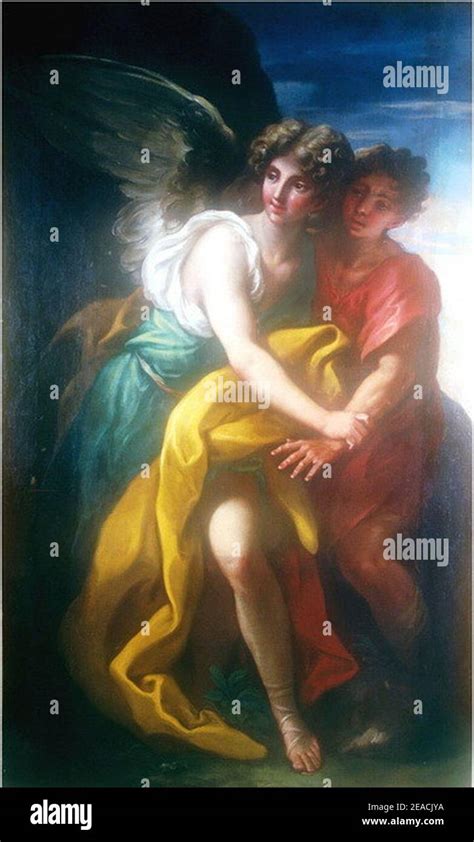 Niccolò Bambini Jakobov boj z angelom Stock Photo Alamy