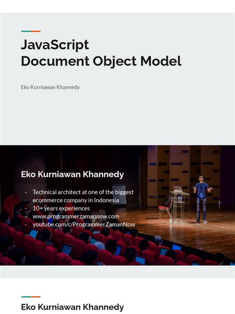 javascript document object model pdf komputer