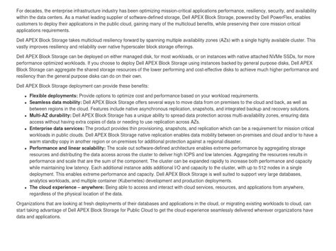 Dell Apex Block Storage For Public Cloud Dell Apex Block Storage For Azure Sql Server 2022