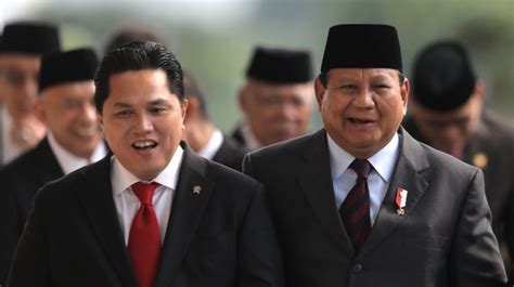 Gibran Dirumorkan Cawapres Prabowo Subianto PAN Konsisten Pilih Erick Thohir