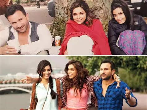 Cocktail Saif Ali Khan Deepika Padukone And Diana Pentys Unseen Pics