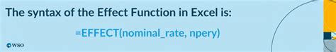 Effect Function Formula Examples How To Use Wall Street Oasis