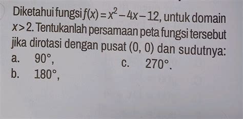 Diketahui Fungsi F X X X Untuk Domain Studyx