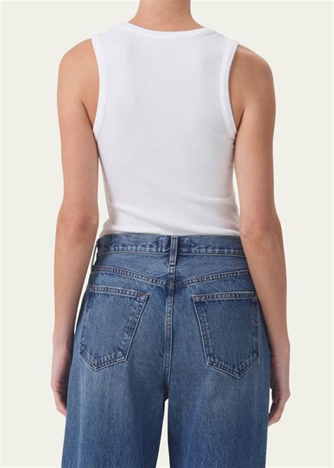 Agolde Poppy Scoop Neck Tank Top Bergdorf Goodman