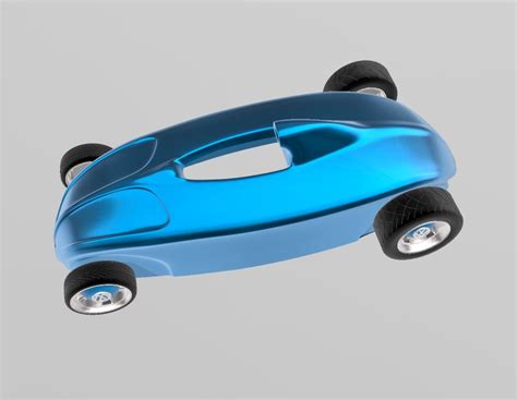 Файл OBJ Howling Bug Single Seater Volkswagen Beetle 1 24 1 25