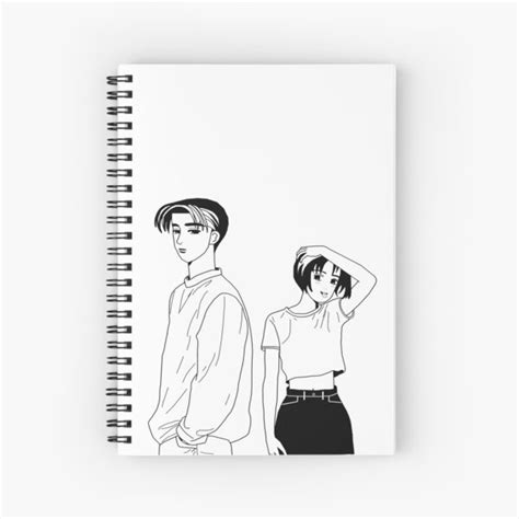 Initial D Takumi Fujiwara Natsuki Mogi Spiral Notebook For Sale