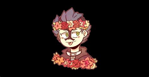 Bickslow Flower Crown Sticker Bickslow Sticker Teepublic