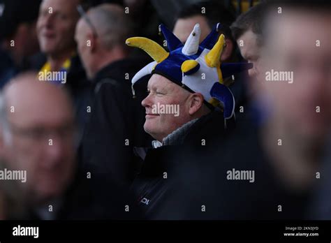 Kings Lynn Uk 26th Nov 2022 A Kings Lynn Fan At The Kings Lynn