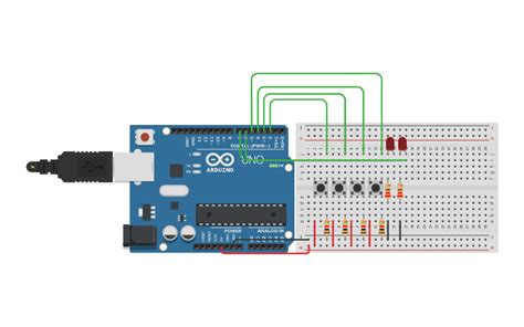 Circuit Design 4 To 2 Encoder Tinkercad