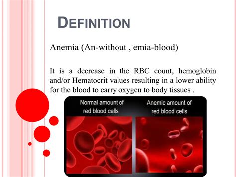 Anemia Types Of Anemia And Causes Of Anemia PPT