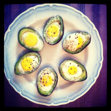 Blondies Cakes Eggs Poached In Avocado Halves