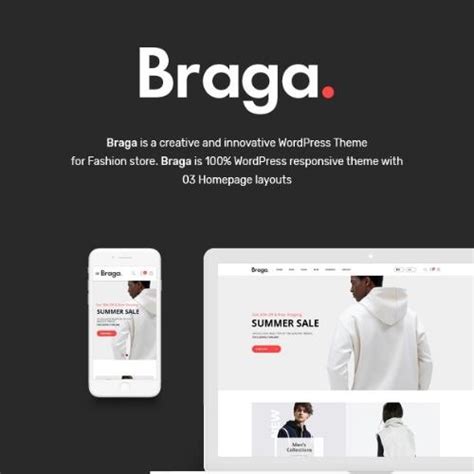 Braga Fashion Theme For WooCommerce WordPress GPLRock