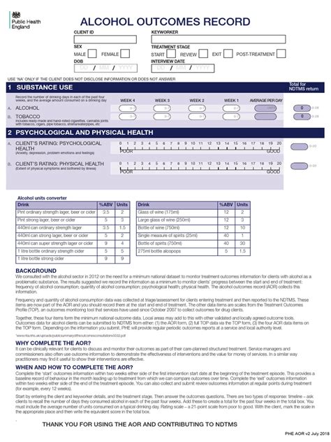 Aor Form 090818 Download Free Pdf Alcoholic Beverages Cider