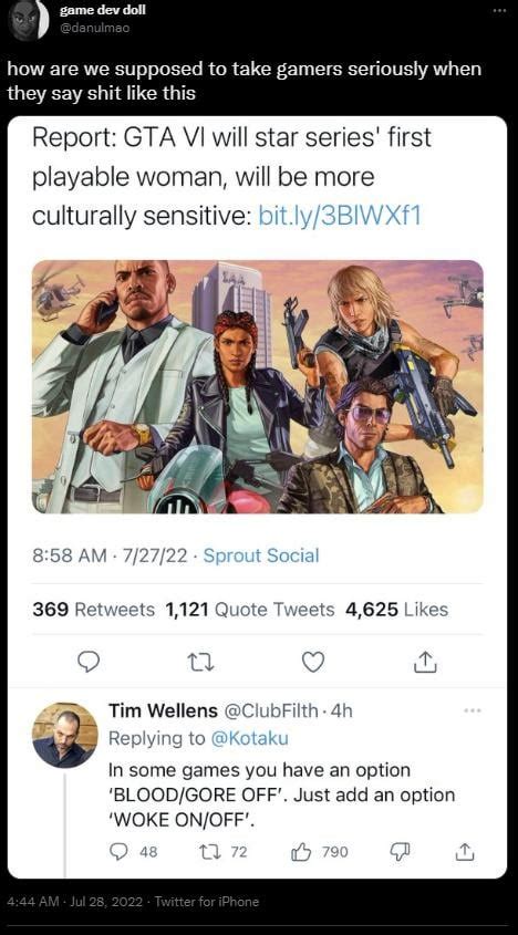make minorities a toggleable option r gamingcirclejerk