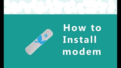 How To Install Modem YouTube
