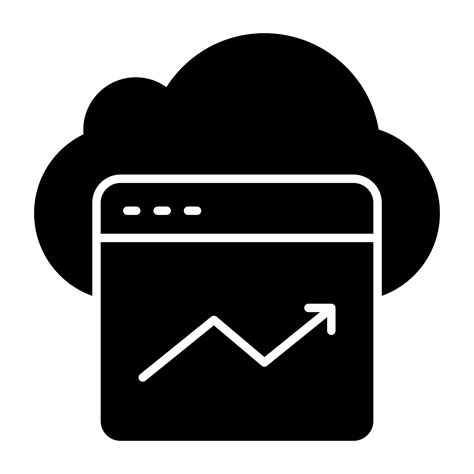 Editable Design Icon Of Cloud Analytics Vector Art At Vecteezy
