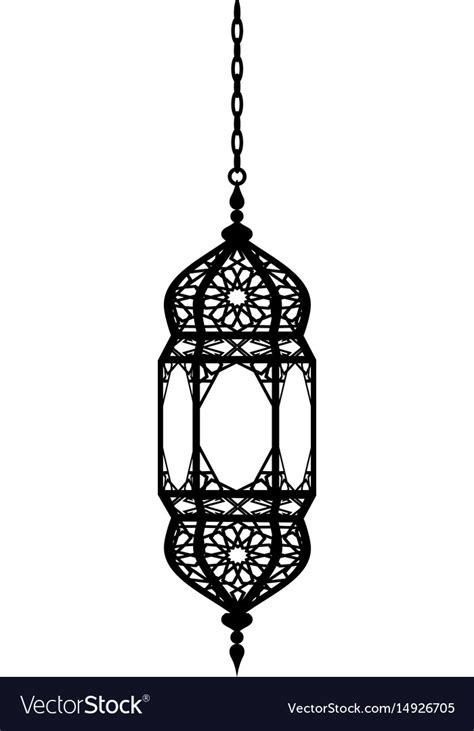 Arabian Lantern Royalty Free Vector Image Vectorstock
