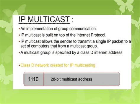 distributed system multicast and indirect communication ppt