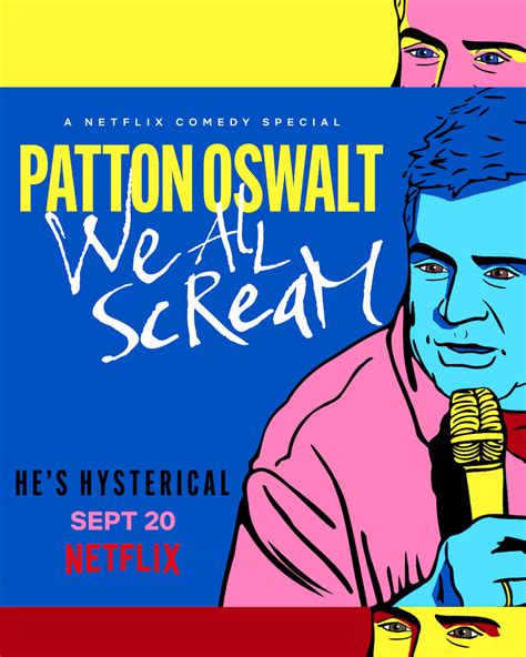 New Patton Oswalt Comedy Special ‘we All Scream Trailer Watch