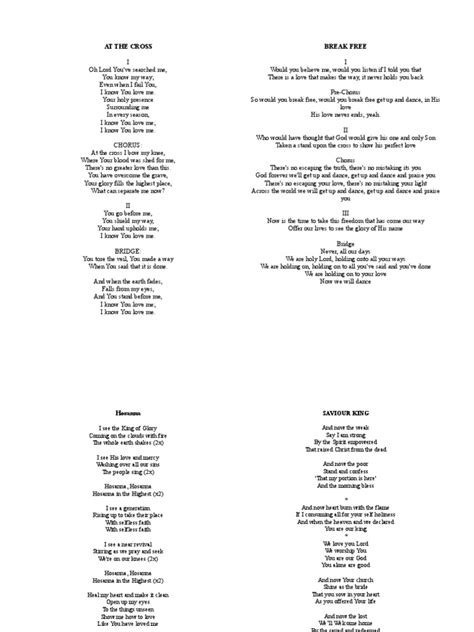 Free Printable Worship Lyrics Download Free Printable Worship Lyrics