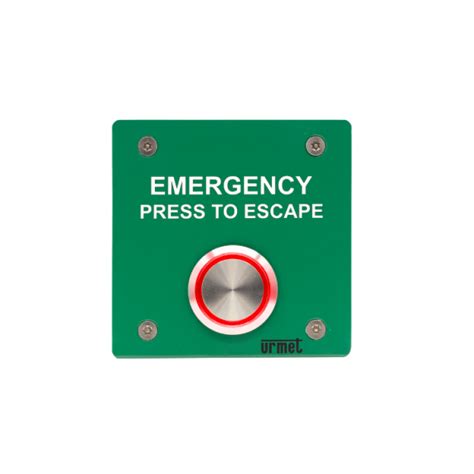 Single Button Self Resetting Emergency Exit Device Urmet UK