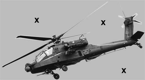 Ah 64 Apache Attack Helicopter Side View Hd Airbrush Stencil Hd