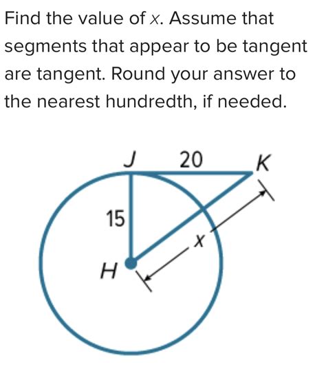 Solved Find The Value Of X Assume That Segments That Appear To Be