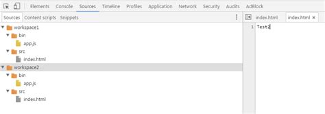 How To Organize Local Folders In Chrome Devtools Workspace Stack Overflow