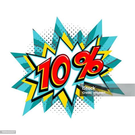 Komik Pirus Penjualan Bang Balon Pop Seni Gaya Diskon Promosi Spanduk Ilustrasi Vektor Ilustrasi